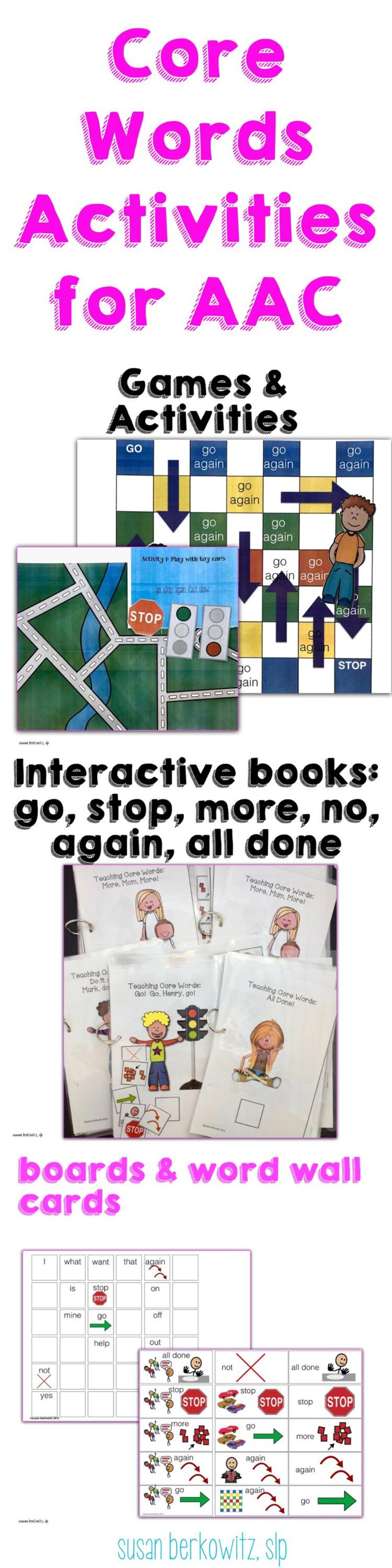 AAC Core Words Adapted Books Interactive Activities and Games Speech ...