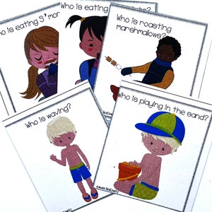 Summer Theme Speech Therapy Activities for Kids Parts of Speech ...