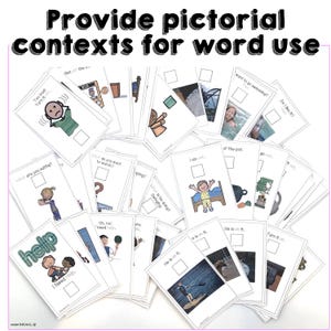 AAC Core Words Activities Speech Therapy Adapted Books Special ...