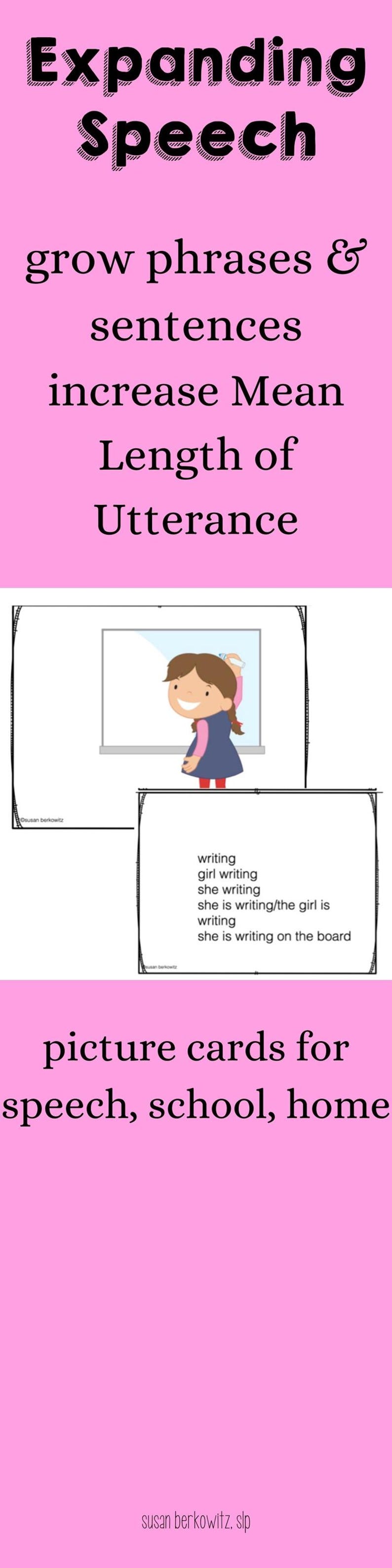 Sentence Building Cards Speech Therapy Visual Cues Autism Resource ...