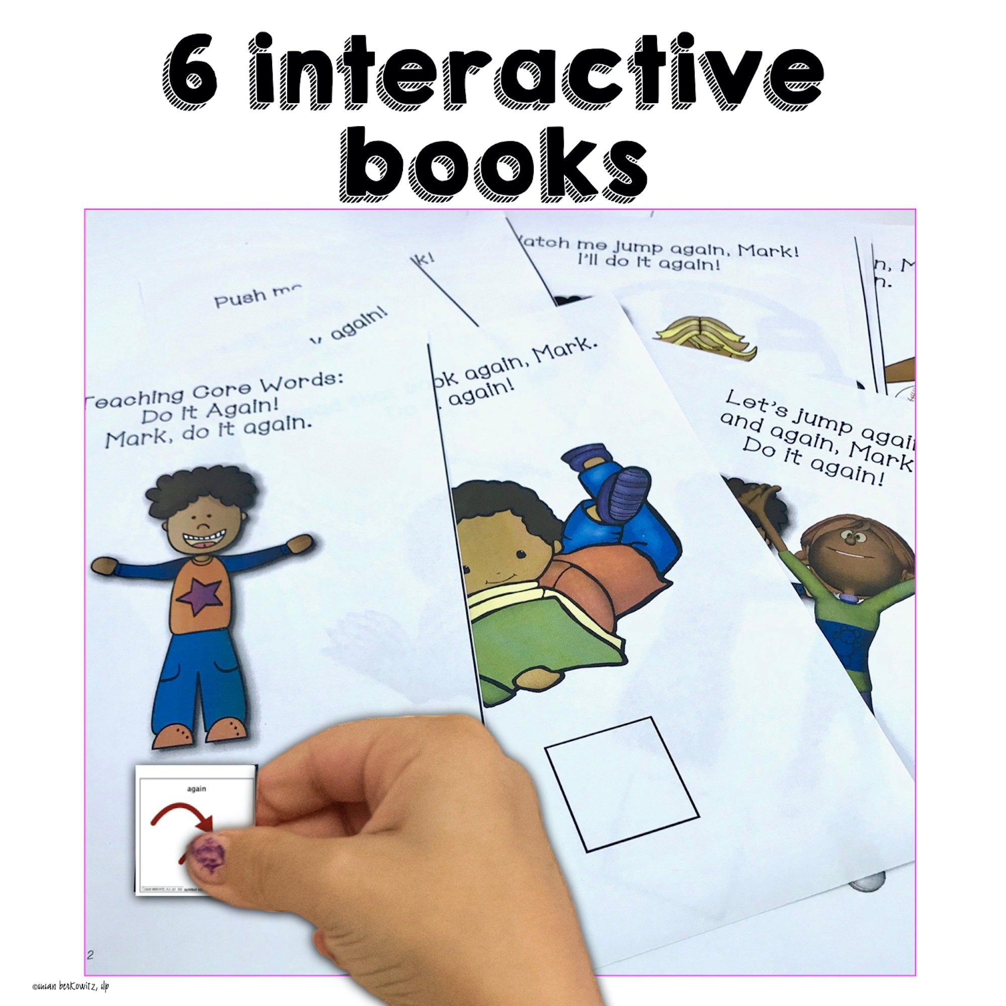 Core Word Interactive Books Activity Teach Core Vocabulary Go Stop No ...