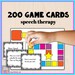 Wh Questions Bingo Game for Speech Therapy Activity for Language ...