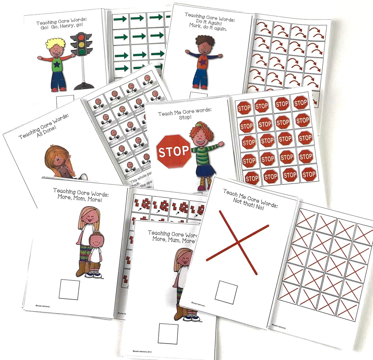 AAC Core Words Interactive Books Activity Core Vocabulary Communication ...