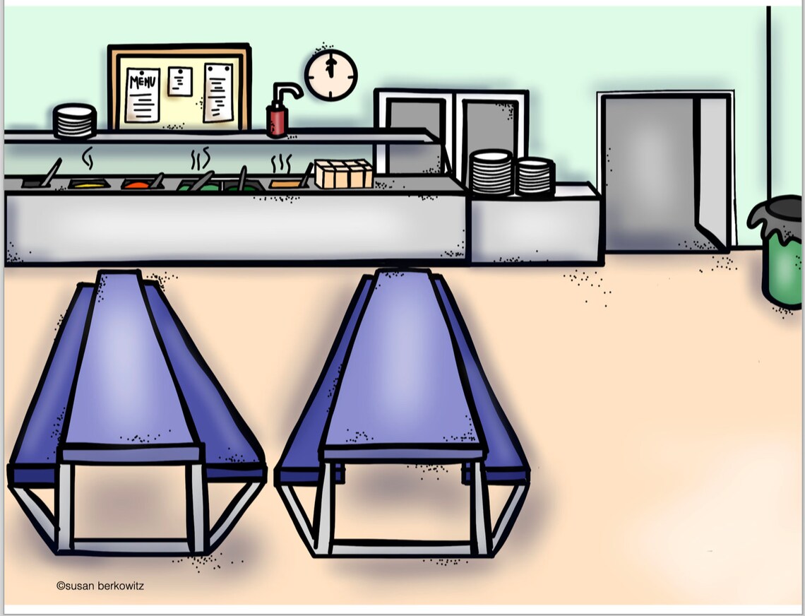 Barrier Game for Speech Therapy: School & Community Scenes - Etsy
