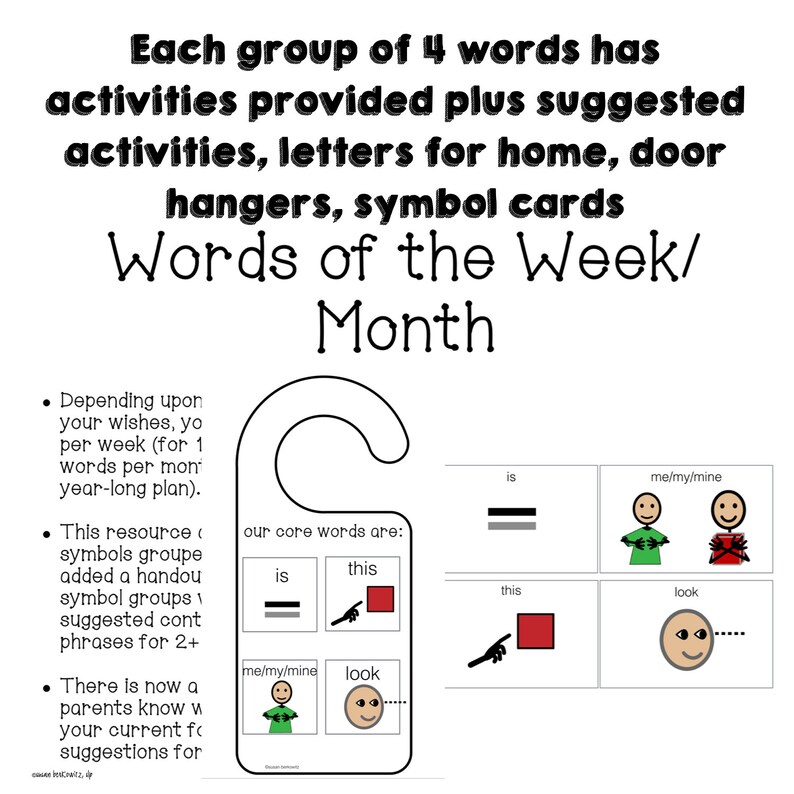 AAC Core Vocabulary Activities Teach Core Word Adolescent Speech ...
