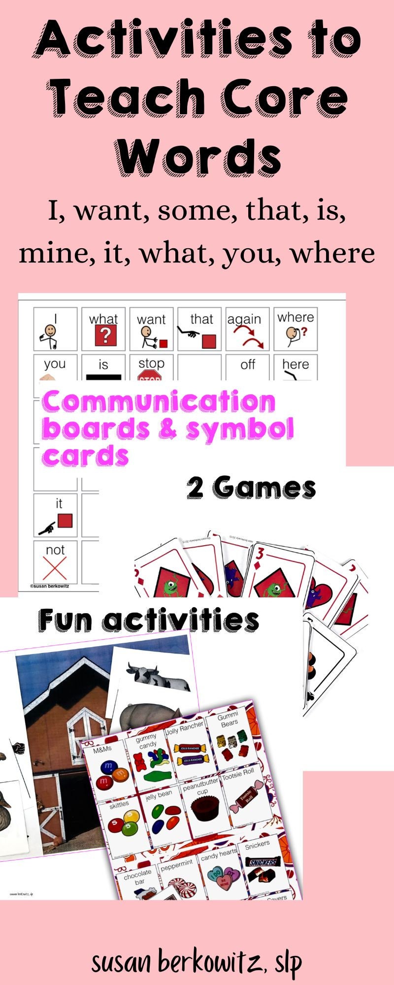 AAC Core Vocabulary Interactive Activities Core Words I Want Some That ...