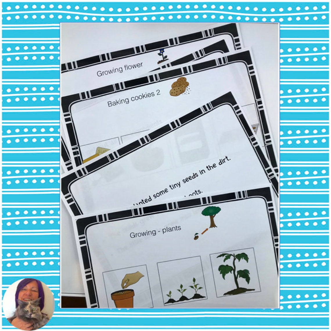 Sequencing Cards Life Skills Speech Therapy Activity Sequencing Daily ...