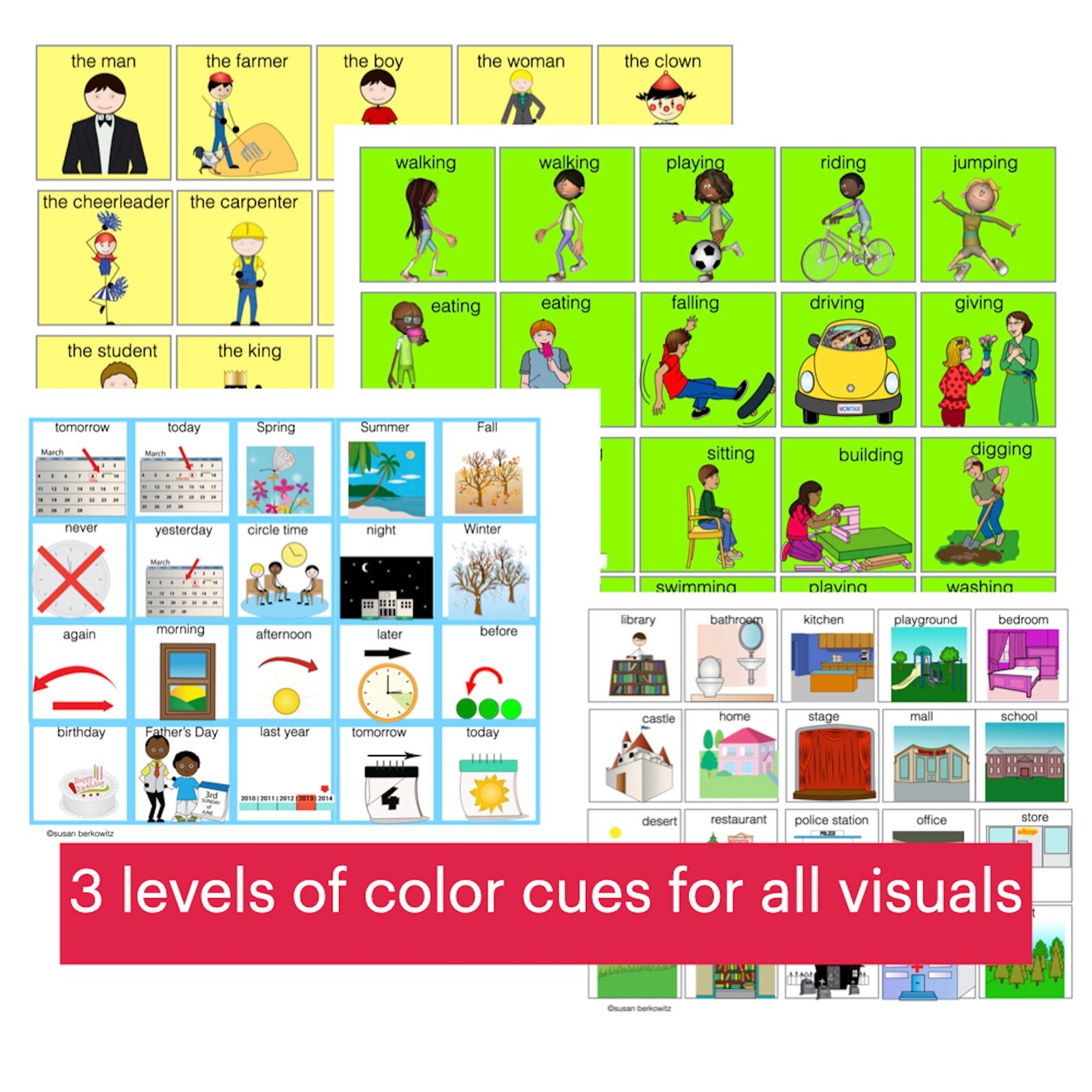 Speech Therapy Activities Answer Wh Questions With Visuals Interactive ...