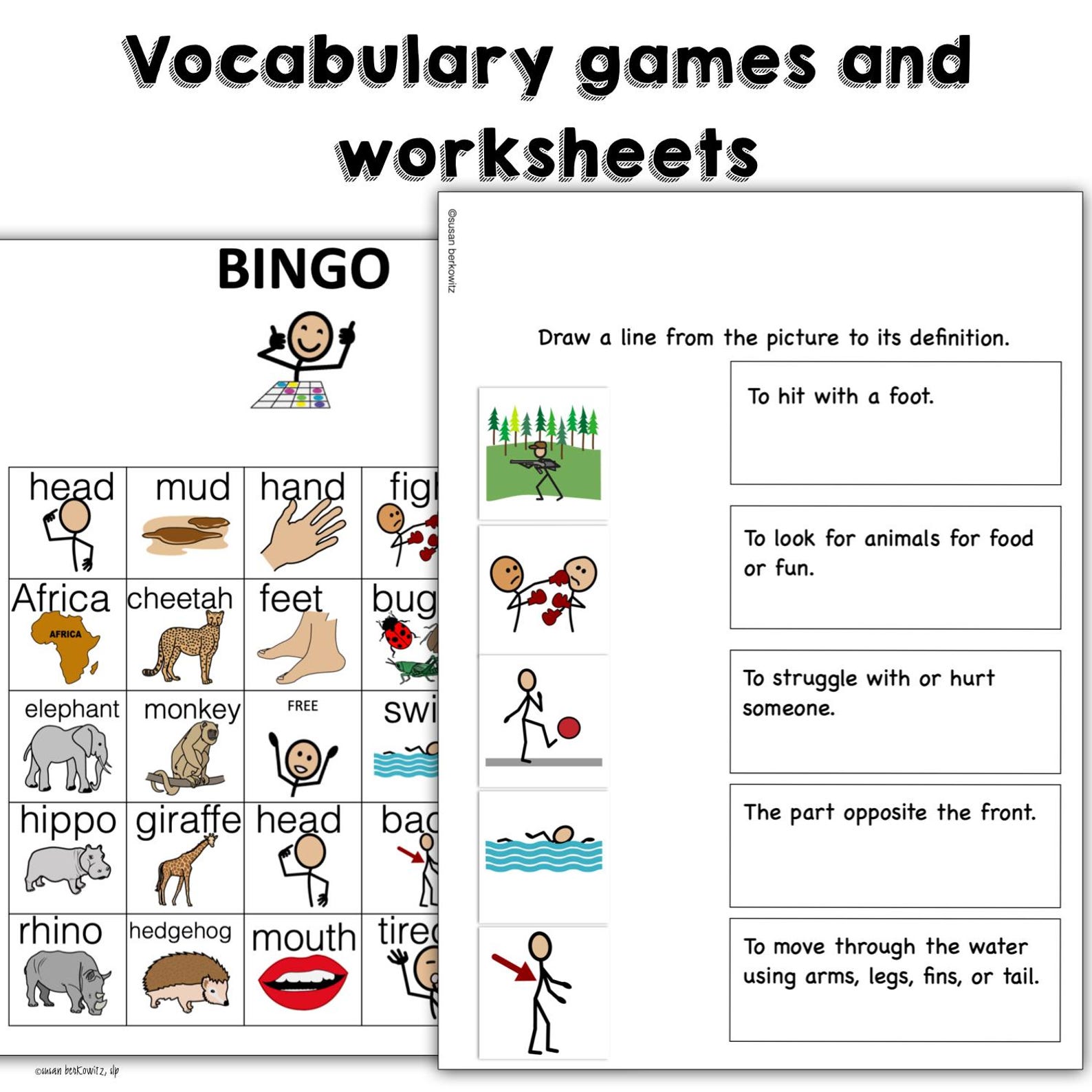 Adapted Book Speech Therapy Activity Special Education Homeschool ...