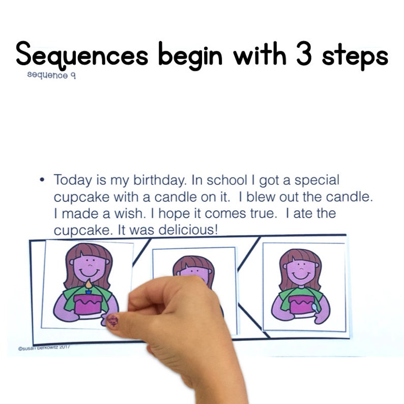 Sequencing Cards Speech Therapy Activity Listening to Stories ...