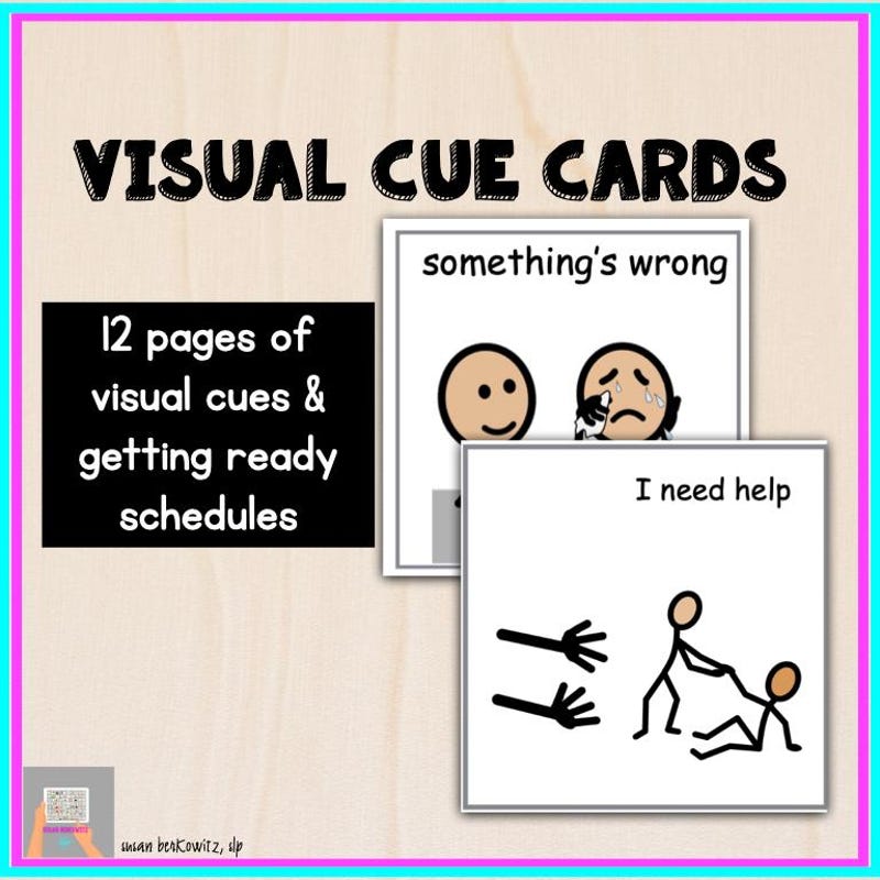 Visual Cue Cards - Etsy