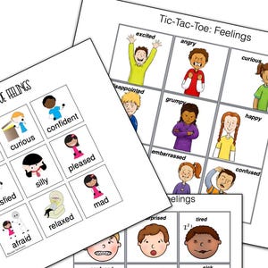 Social Emotional Learning Game Identifying Feelings Speech Therapy ...