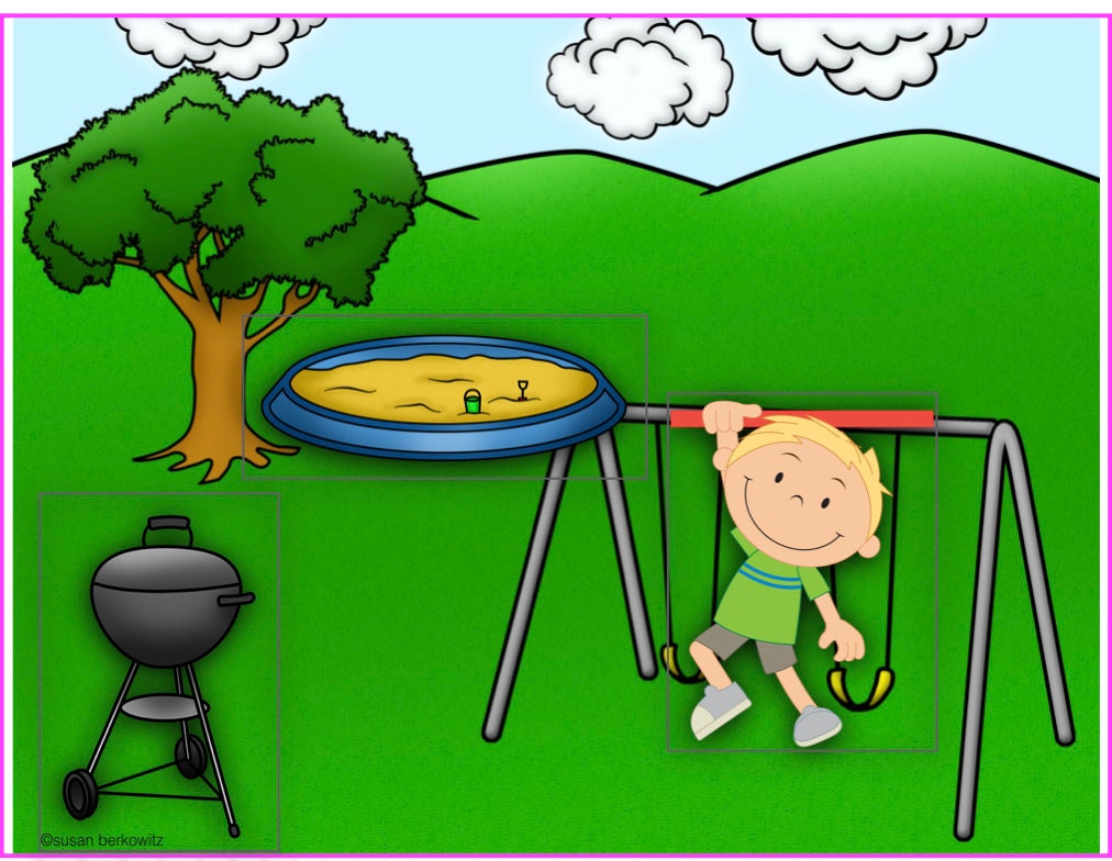 Barrier Game for Speech Therapy: School & Community Scenes - Etsy
