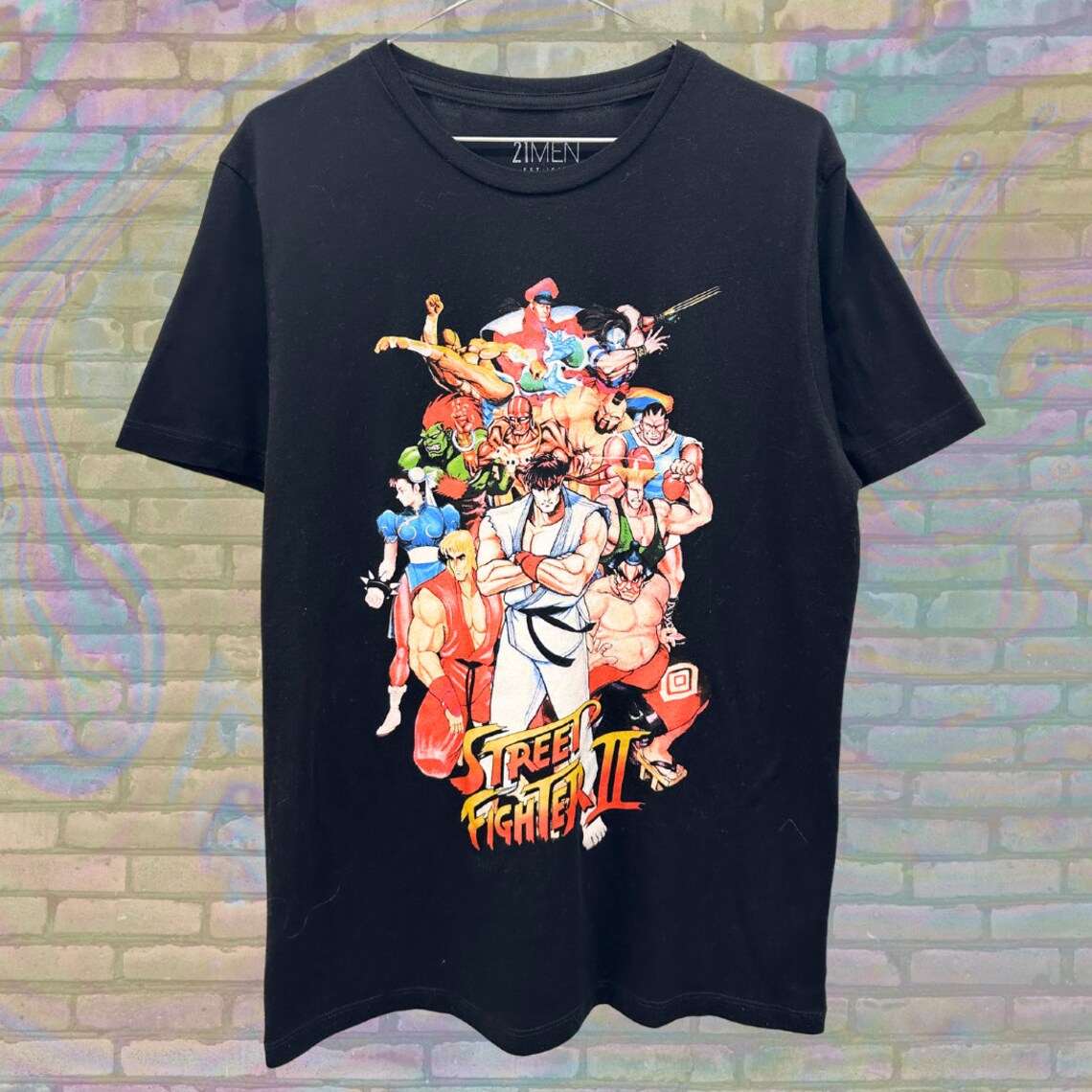 Street Fighter II Characters Tshirt Medium Unisex Retro Video Games ...