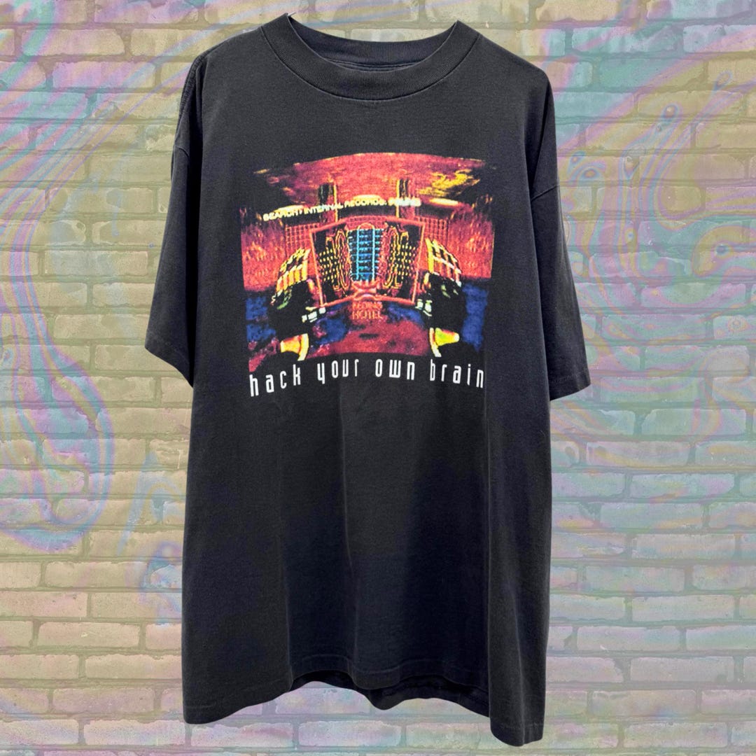 Rare Vintage 1995 Johnny Mnemonic Movie Shirt All Sport Hack Your Own ...