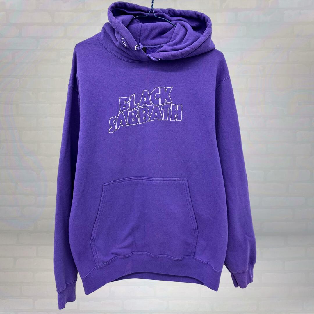 Retro Black Sabbath Lakai Hoodie | Vintage Purple Band Sweatshirt ...