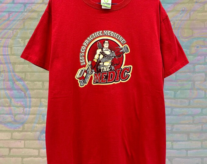 RARE Team Fortress 2 Medic Class Merchandise T Shirt Large Unisex Y2K ...