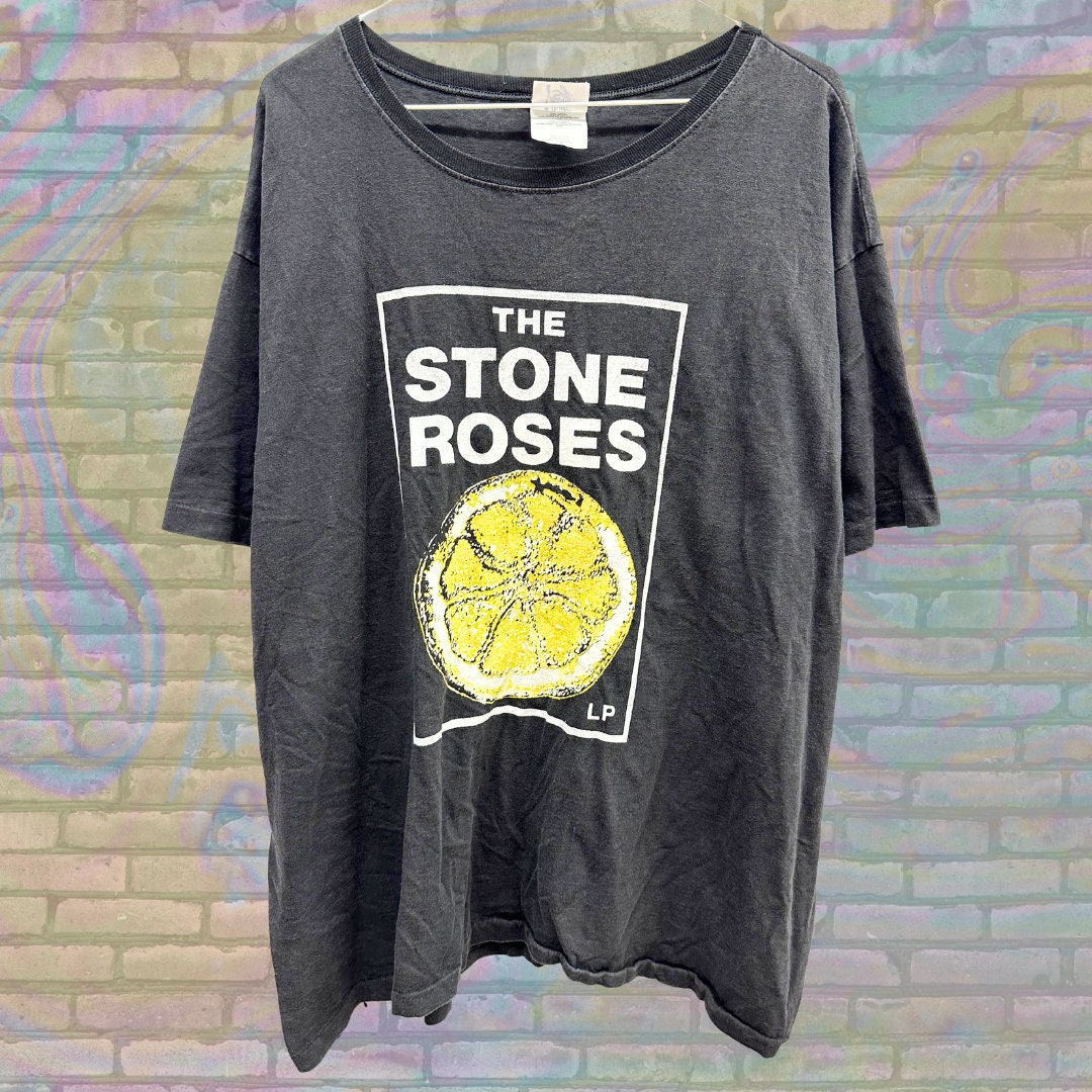Vintage the Stone Roses Band LP Tshirt - Classic Lemon Print Graphic ...