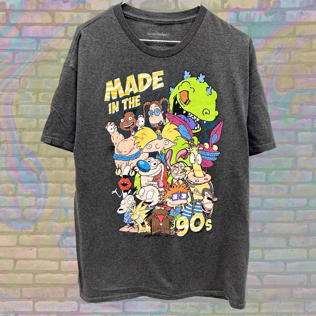 Made in the 90s Nickelodeon Shirt Cartoon Graphic Tee Rugrats, Hey ...