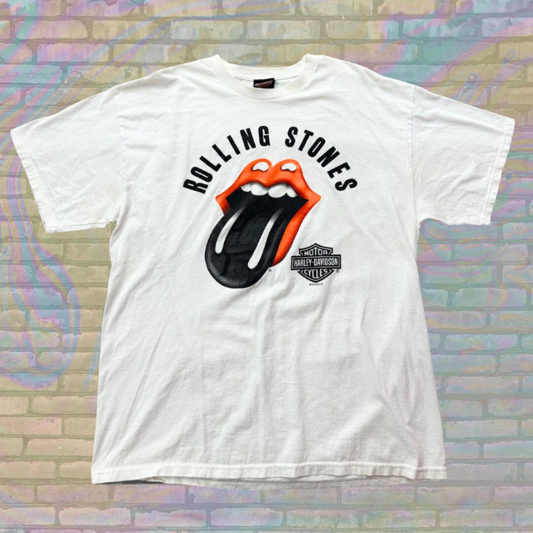 Rolling Stones X Harley Davidson Y2K Biker Grunge Streetwear Triple S ...