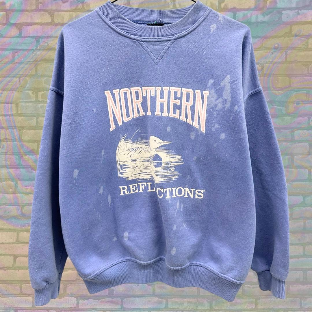 Vintage Northern Reflections Classic Logo Distressed Oversized ...