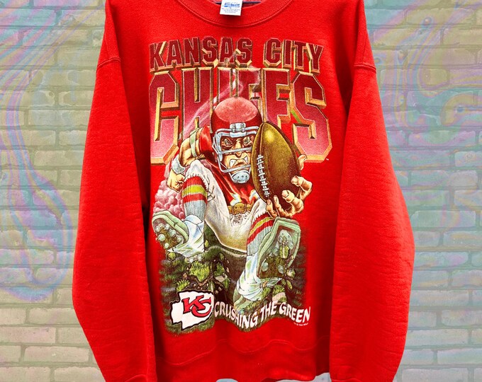 RARE Kansas City Chiefs Salem 1994 NFL Crewneck Large Unisex 90s ...
