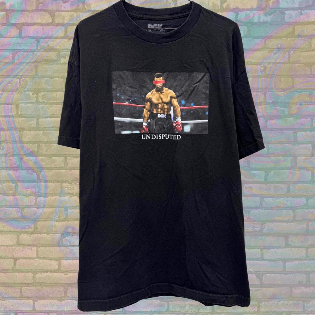 Vintage DGK Undisputed Boxing Mike Tyson Tshirt, Y2K Streetwear Style ...
