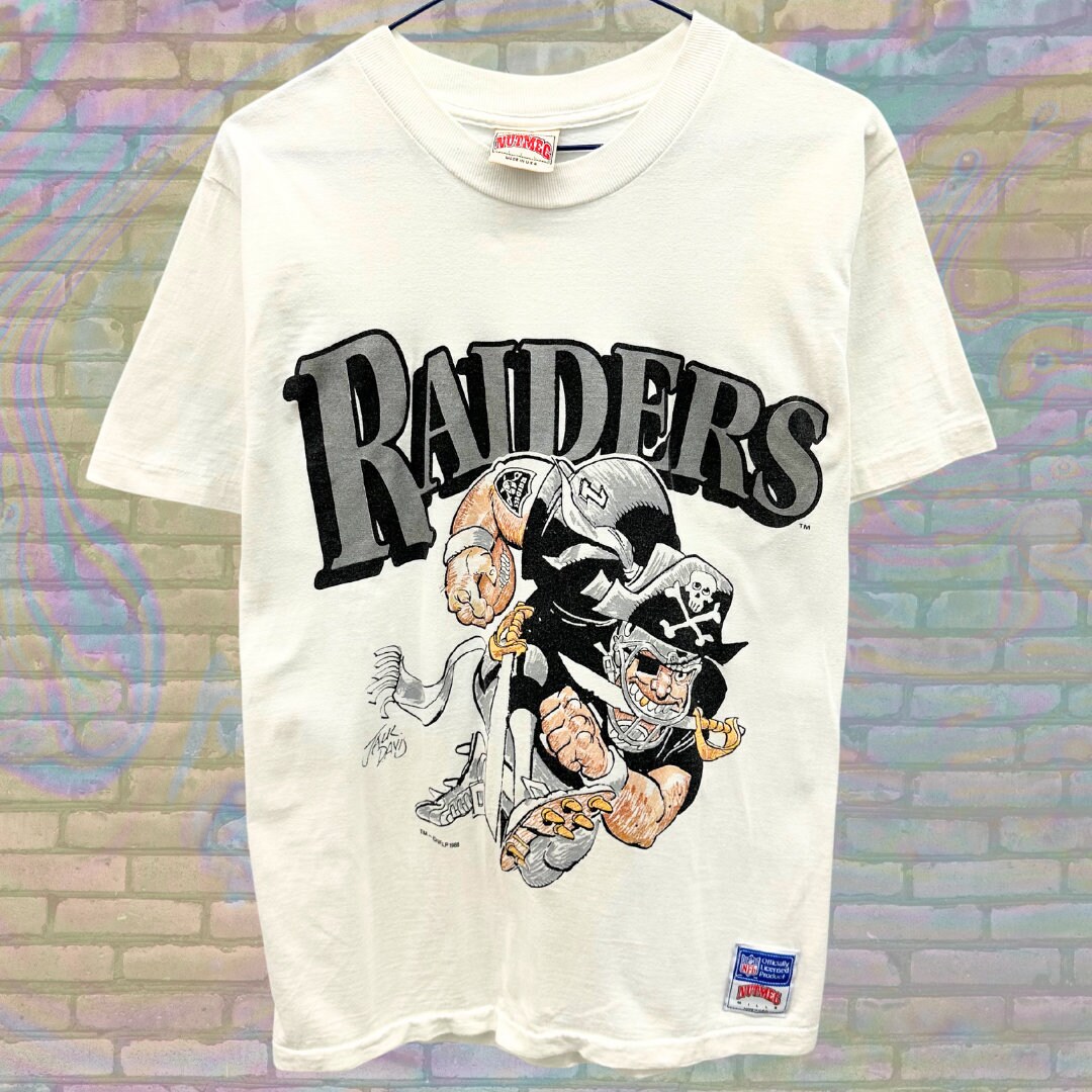 Las Vegas Raiders 1988 NFL Mascot Rusher Tshirt Small Unisex 80s ...