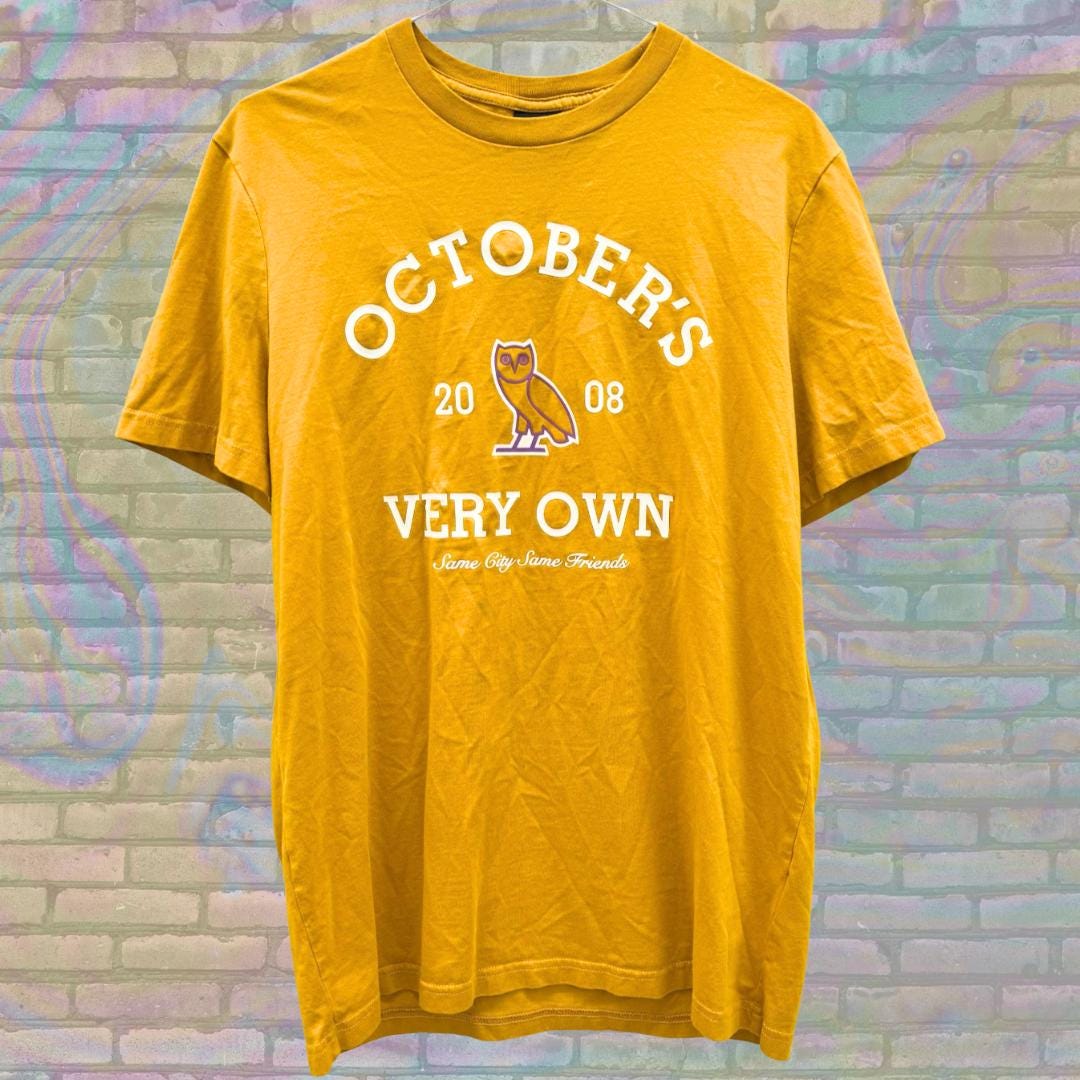 Vintage OVO Octobers Very Own Y2K Tshirt, OVO Gold Owl Graphic Tee ...