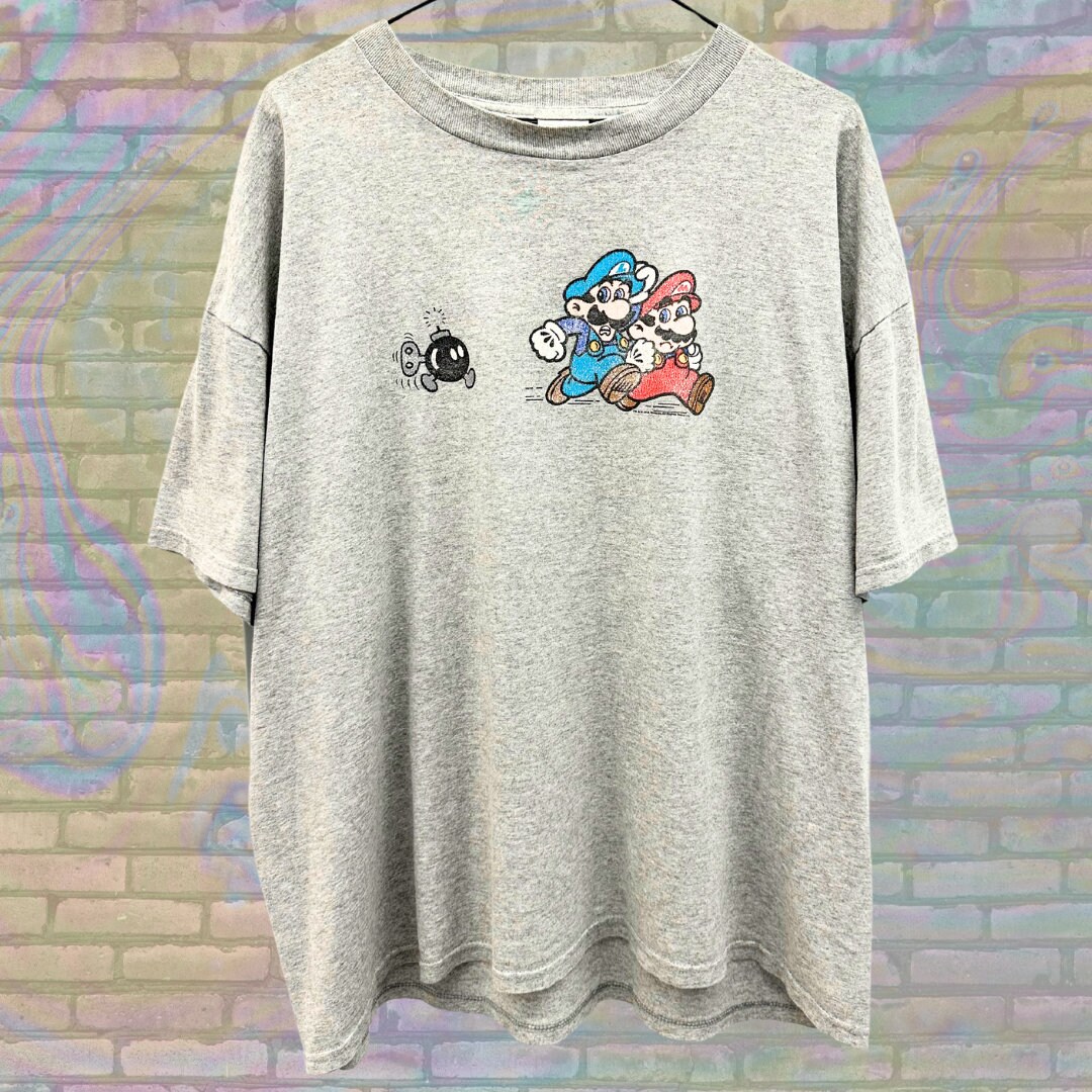 Super Mario Brothers 2003 Nintendo Licensed Tshirt XL Unisex Oversized ...