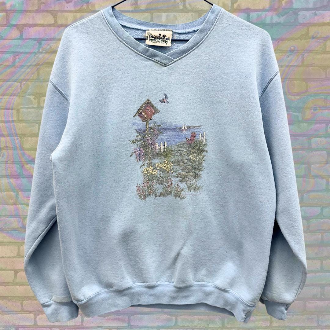 Vintage 90s Northern Reflections House by the Lake Sweatshirt | Coastal ...