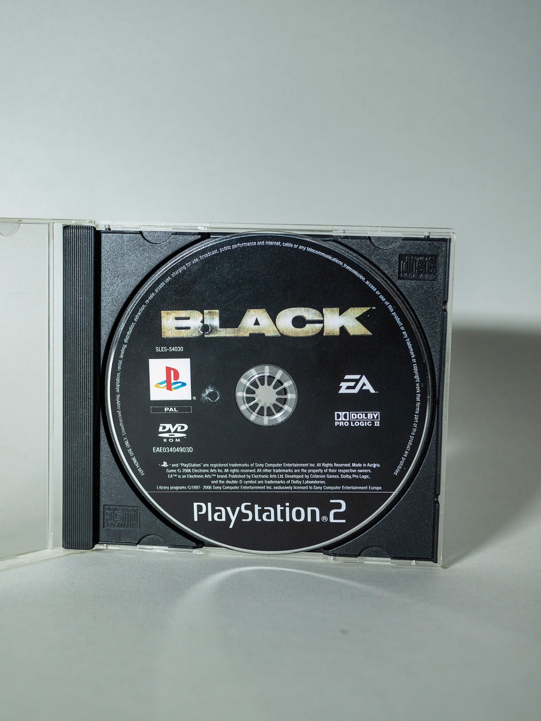 PS2 Black Original Playstation 2 Game SLES54030 Disc Only PAL Tested ...