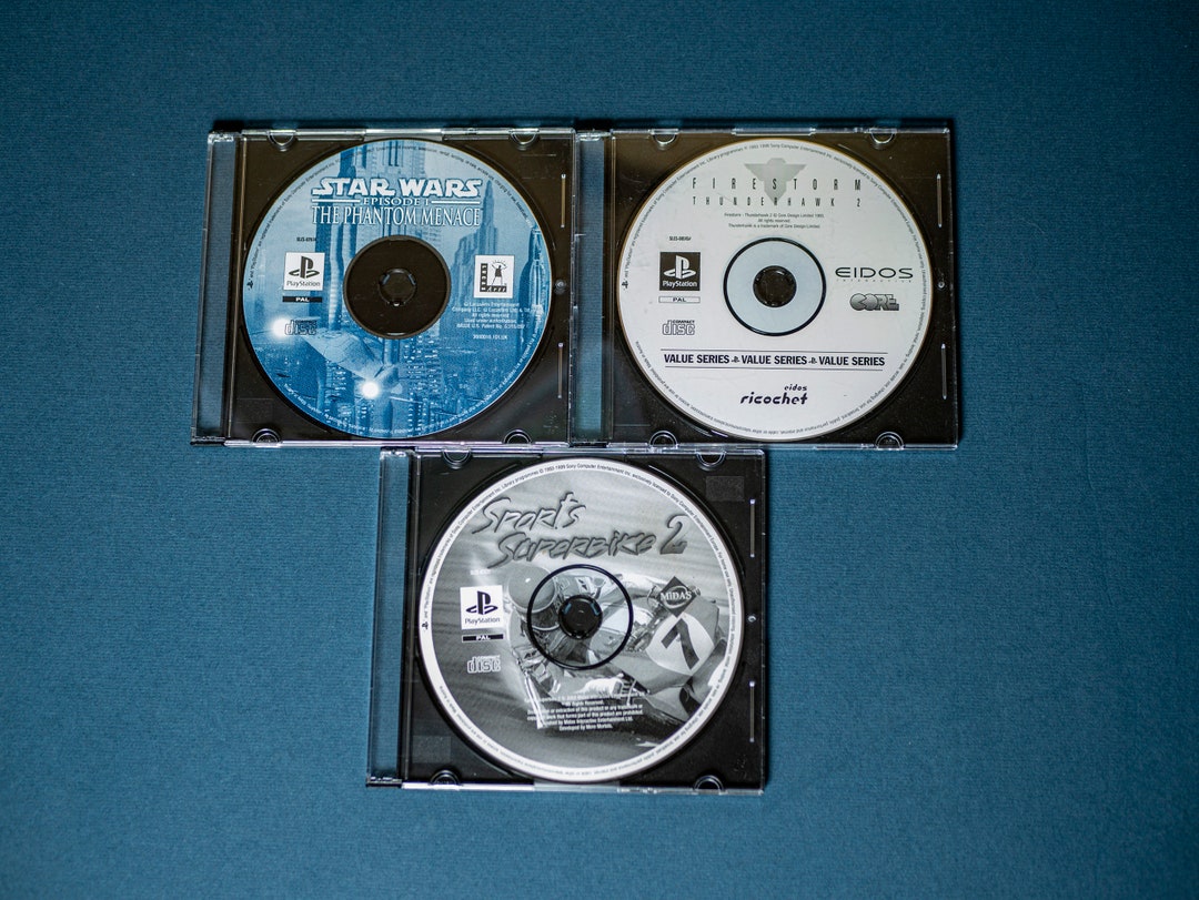 PS1 Lot of 3 Games Original Playstation 1 Games Discs Only PAL English ...