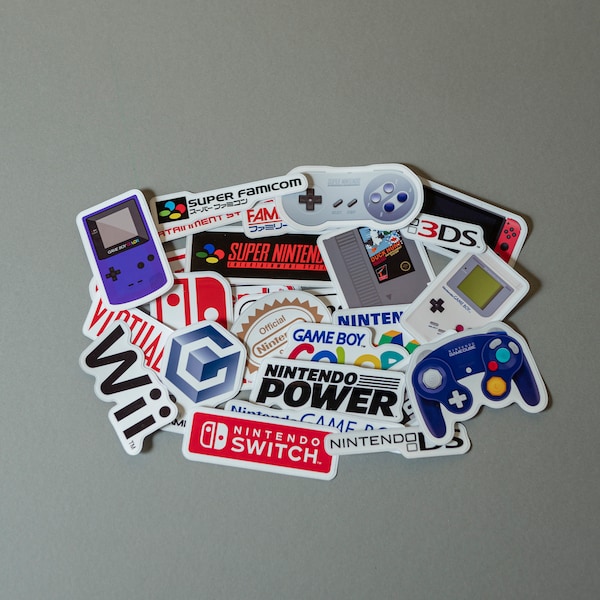 Nintendo Sticker Pack - Etsy