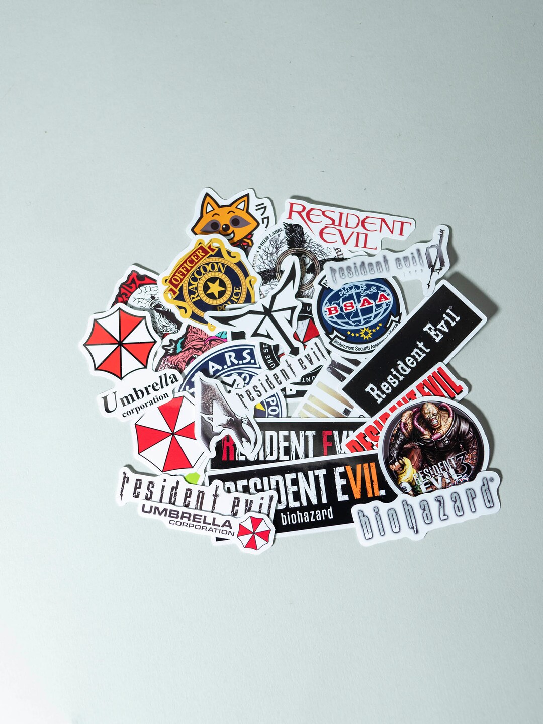Set of 25 Stickers Resident Evil Video Game | Sticker Collection ...