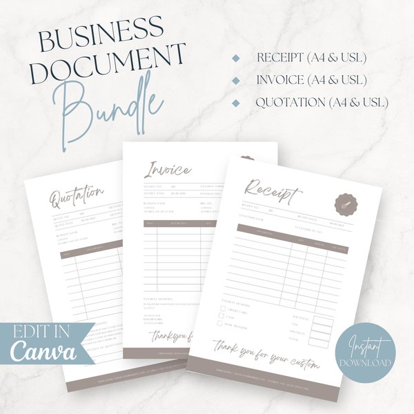 Documents Bundle - Etsy