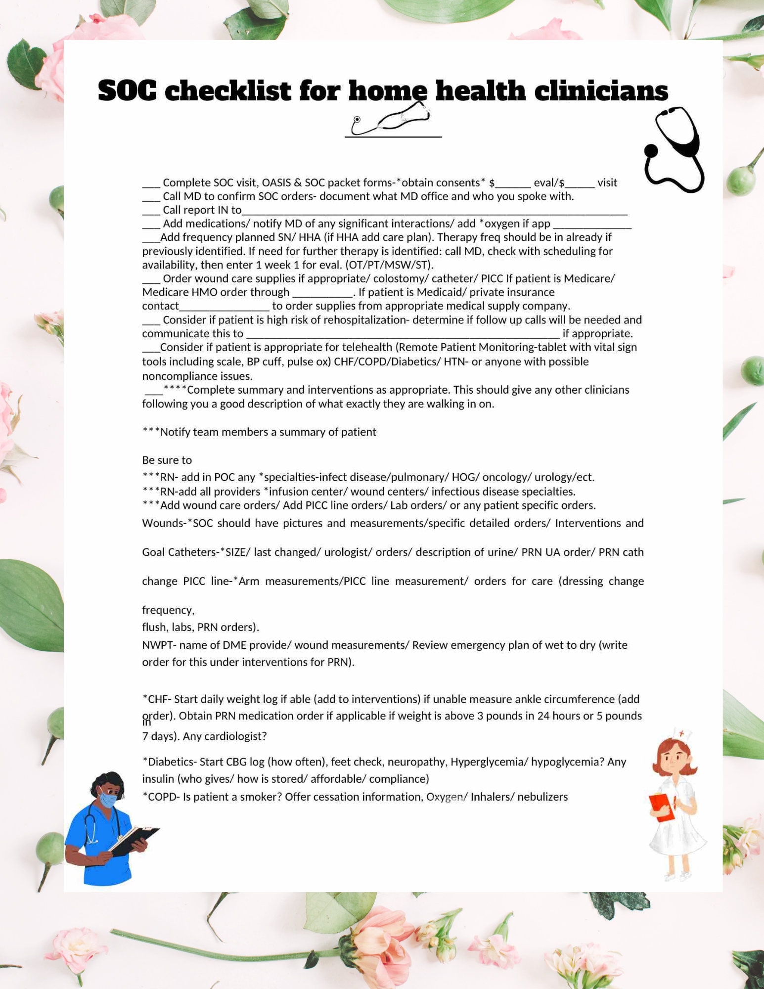 Home Health Cheat Sheet Bundle With OASIS E SOC for Home Health Nurses ...