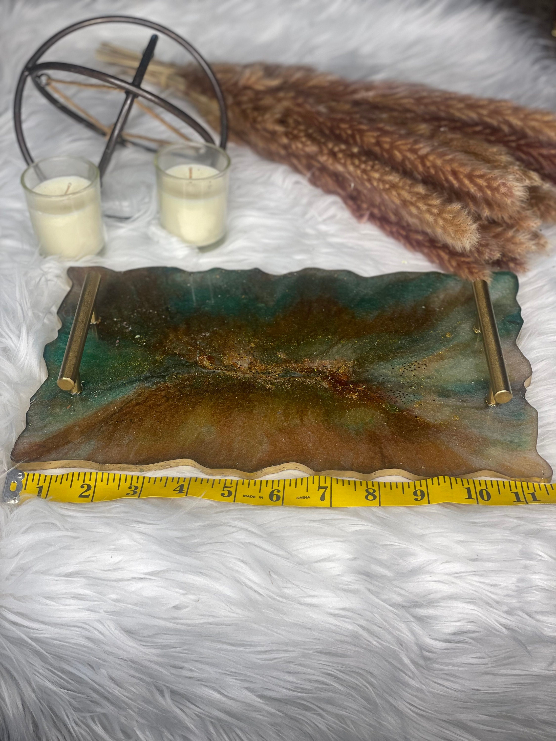 Customizable Resin Tray Custom Bathroom Tray Decorative - Etsy