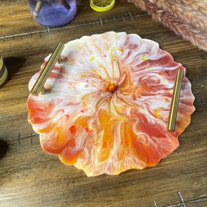 Customizable Resin Tray, Custom Bathroom Tray, Decorative Epoxy Resin ...