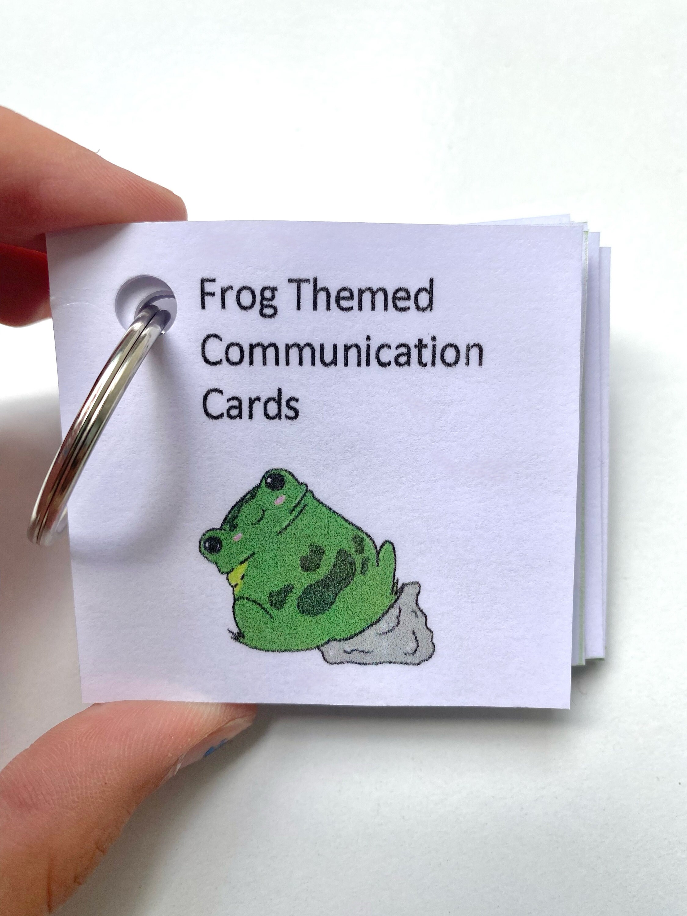 FROG THEMED Communication Cards - Etsy