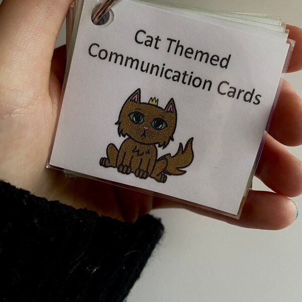 Communication Cards Adult - Shop Online - Etsy