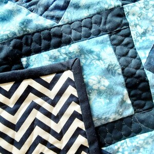 Handmade Blue Star Quilt Which Measures Approximately 72 by 49 Inches ...
