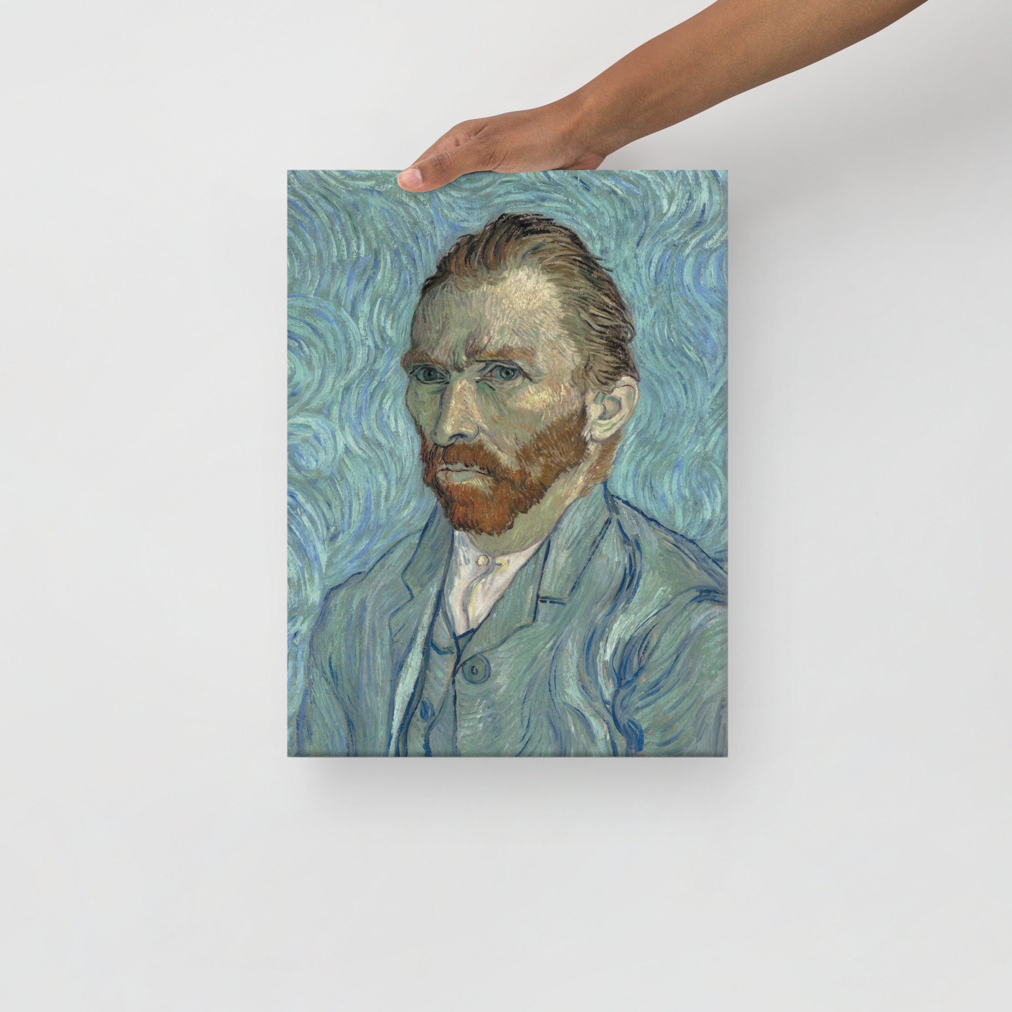 Van Goghs Famous Self Portrait on Canvas - Etsy
