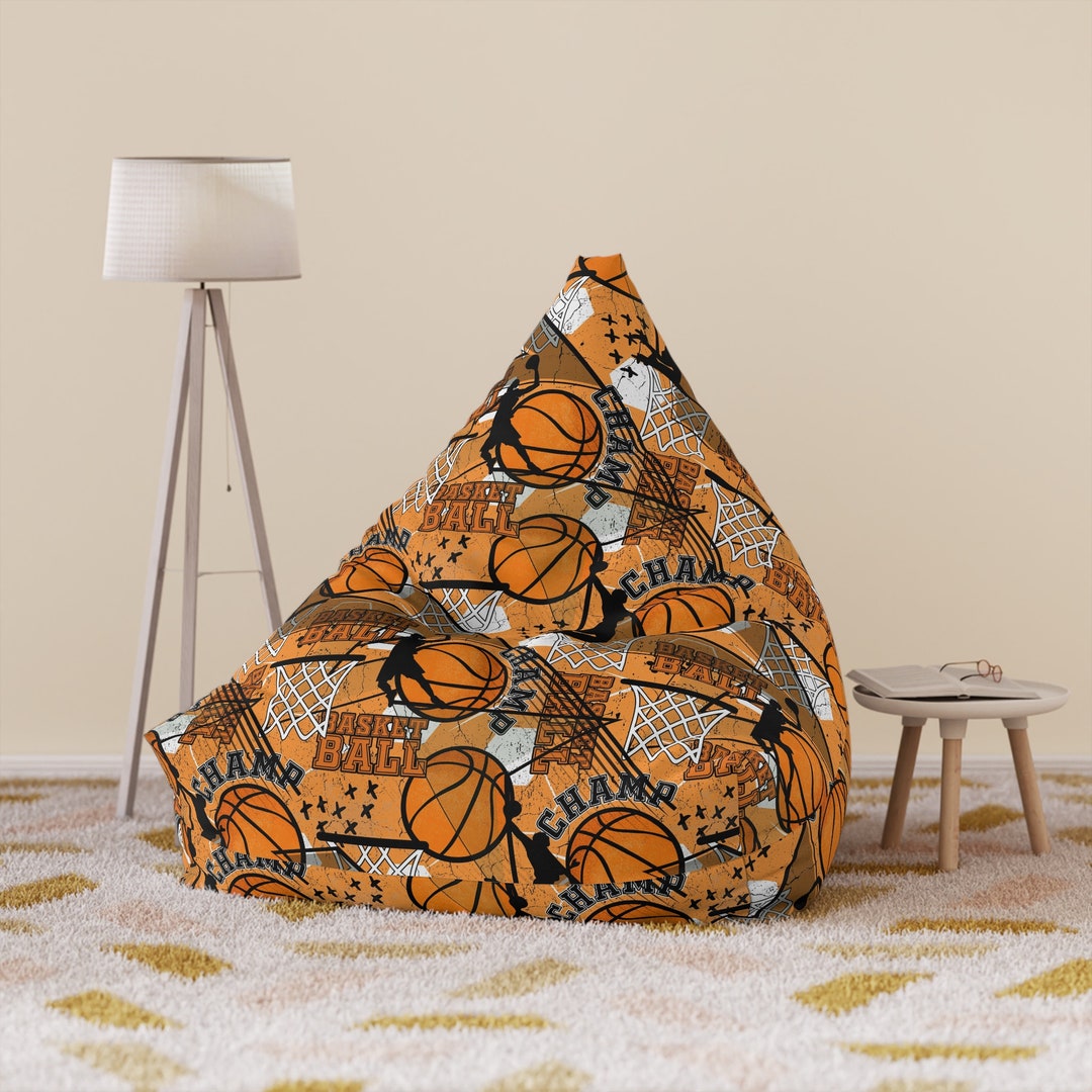 Basketball Beanbag Kids Bean Bag Chair Cover Sport Basketball - Etsy