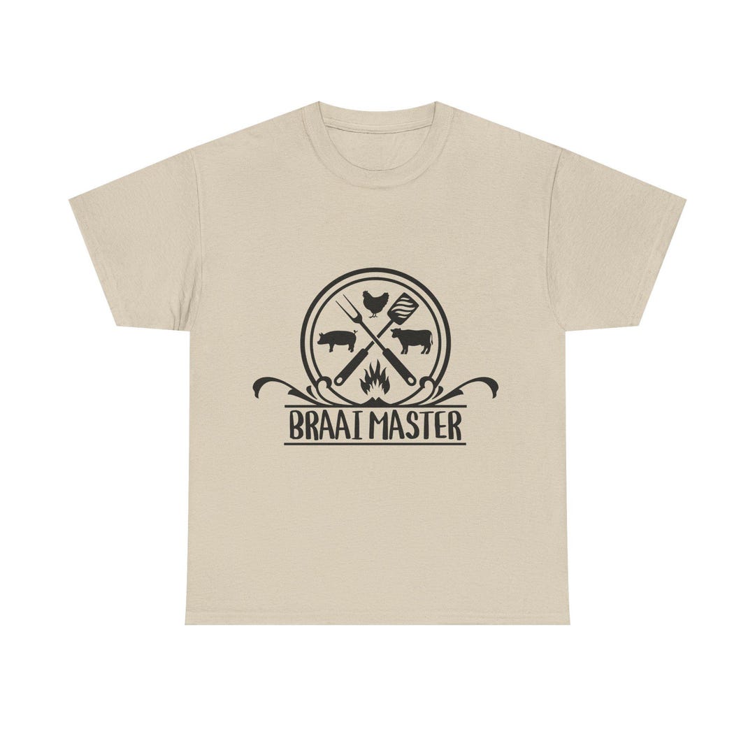 South African Braai Master Shirt, Afrikaans / Braai Unisex Heavy Cotton ...