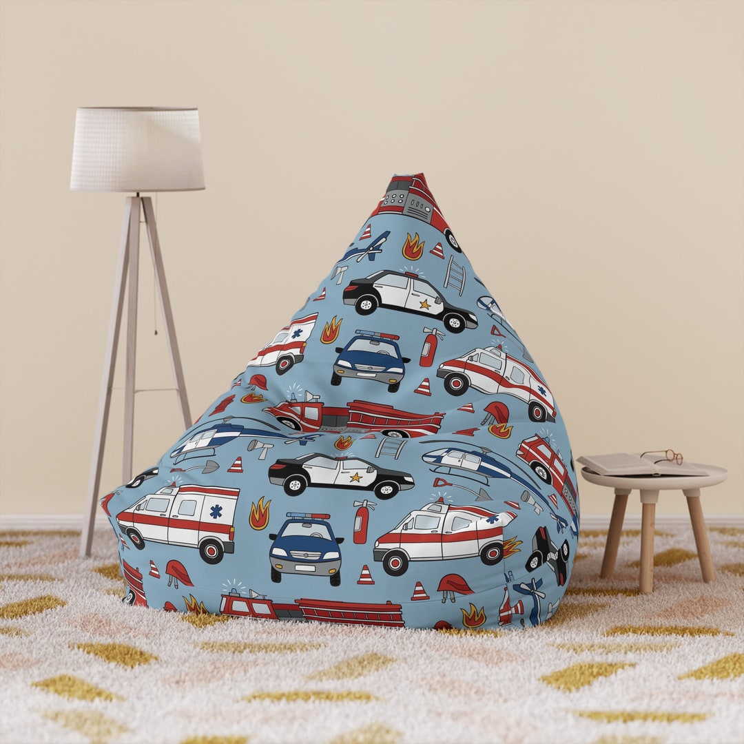 Fire Truck, Police, Ambulance, First Responders Bean Bag Kids Bean Bag ...