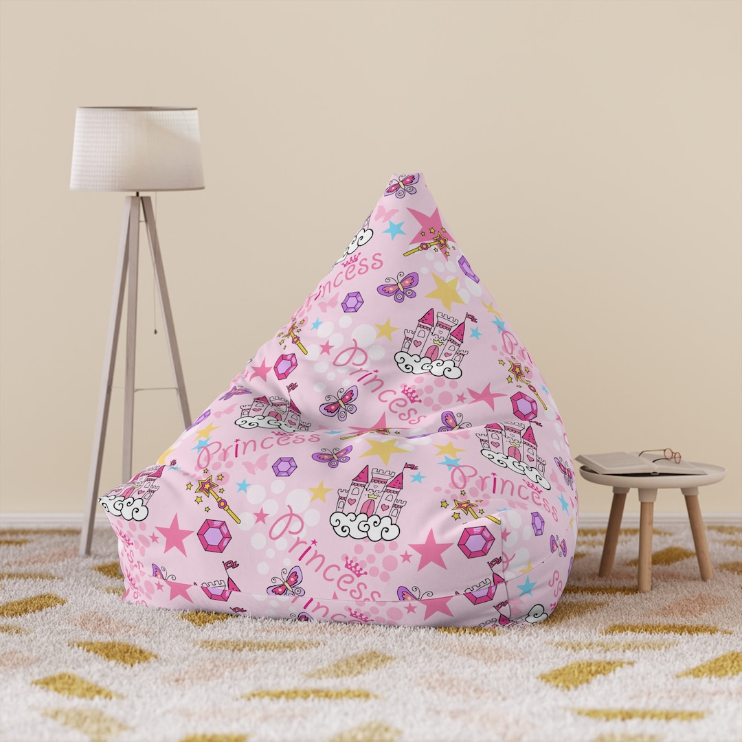 Princess Kids Bean Bag Teenager Bean Bag Chair Cover Kids - Etsy