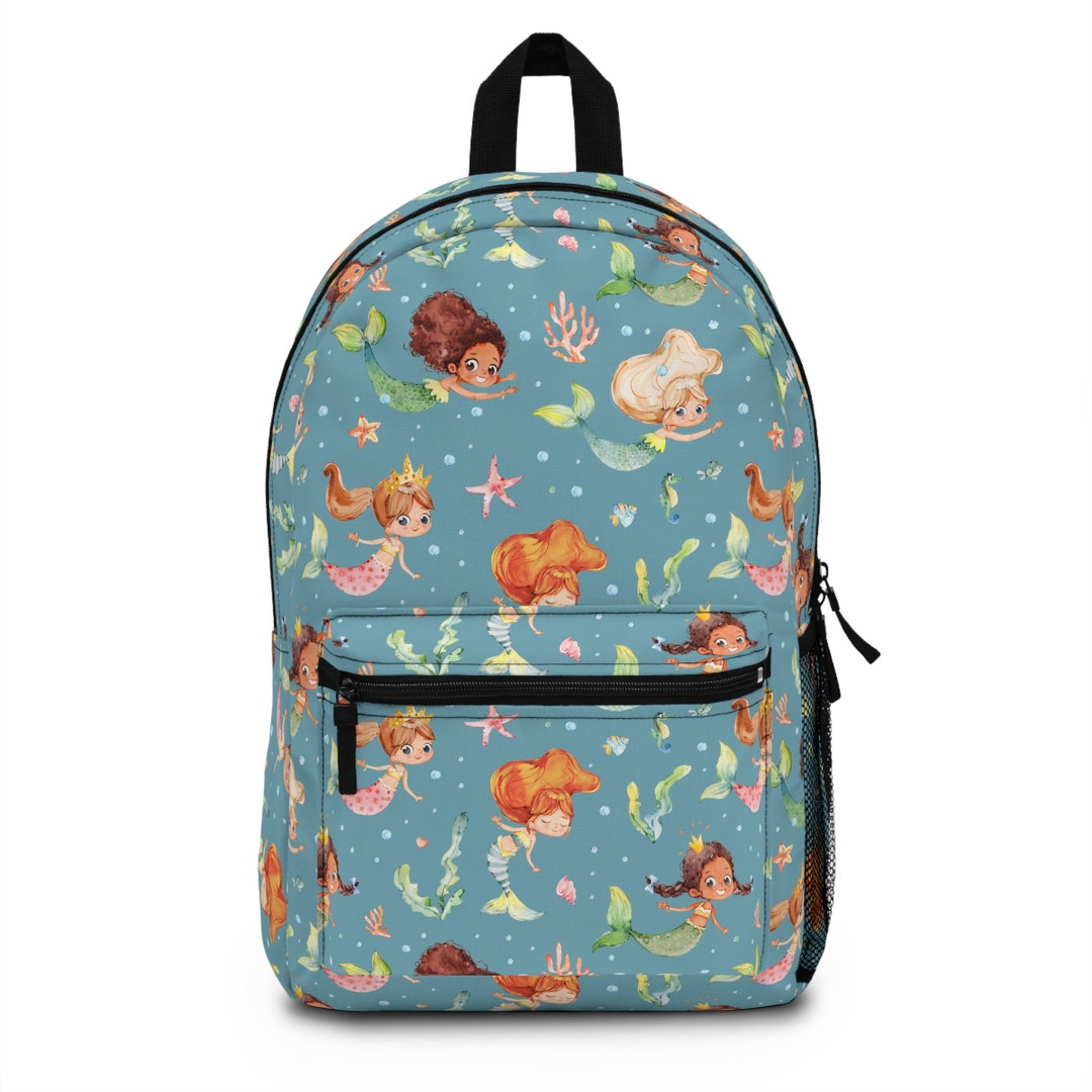 Mermaids Backpack Kids Backpack for School Sports Beach - Etsy