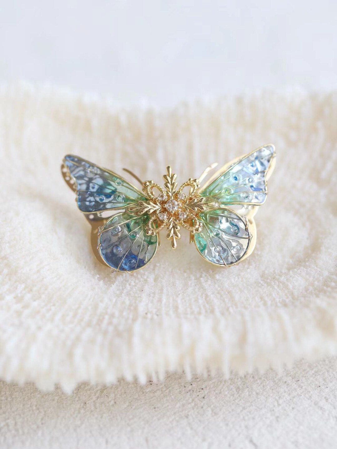 Handmade Creative Brooch Multi-color Butterfly Brooch, Wing Brooch ...