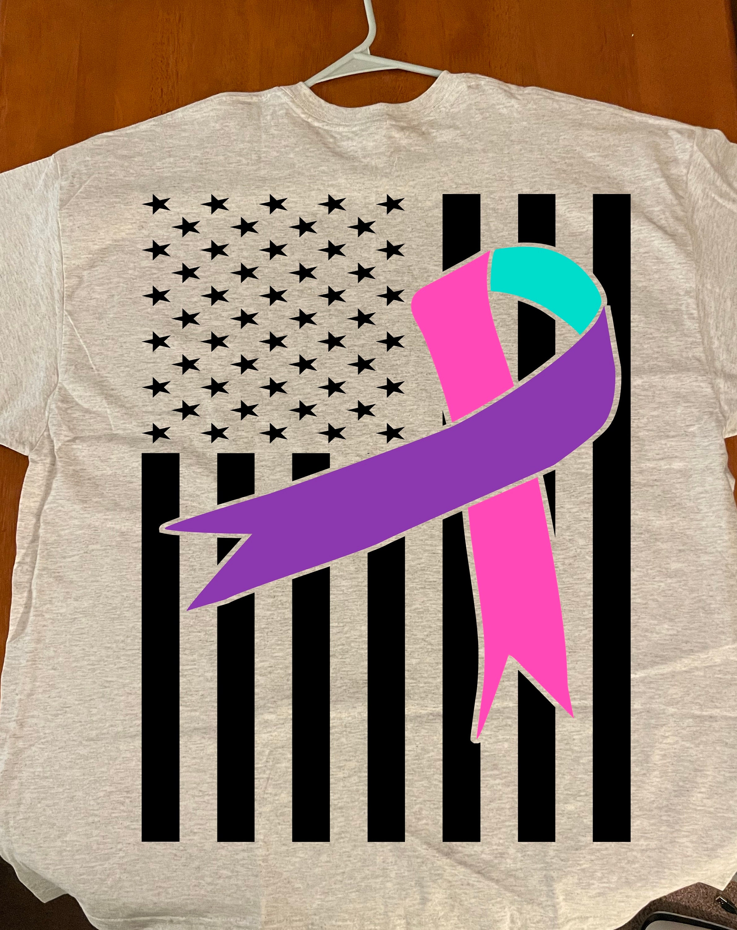 Thyroid Cancer Ribbon Flag - Etsy